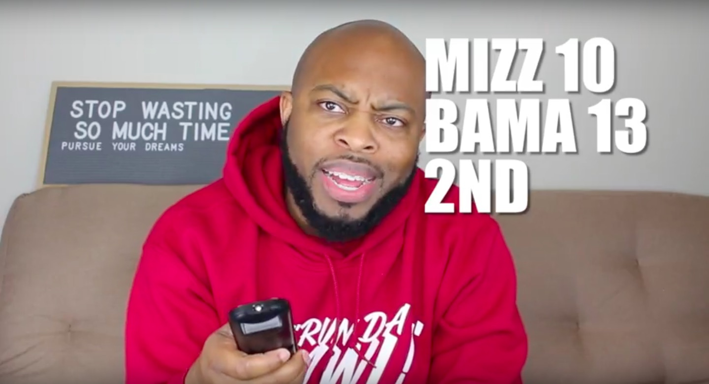 Watch Funnymaine Hilariously Parodies How Alabama Fans Watched Week 7 Action