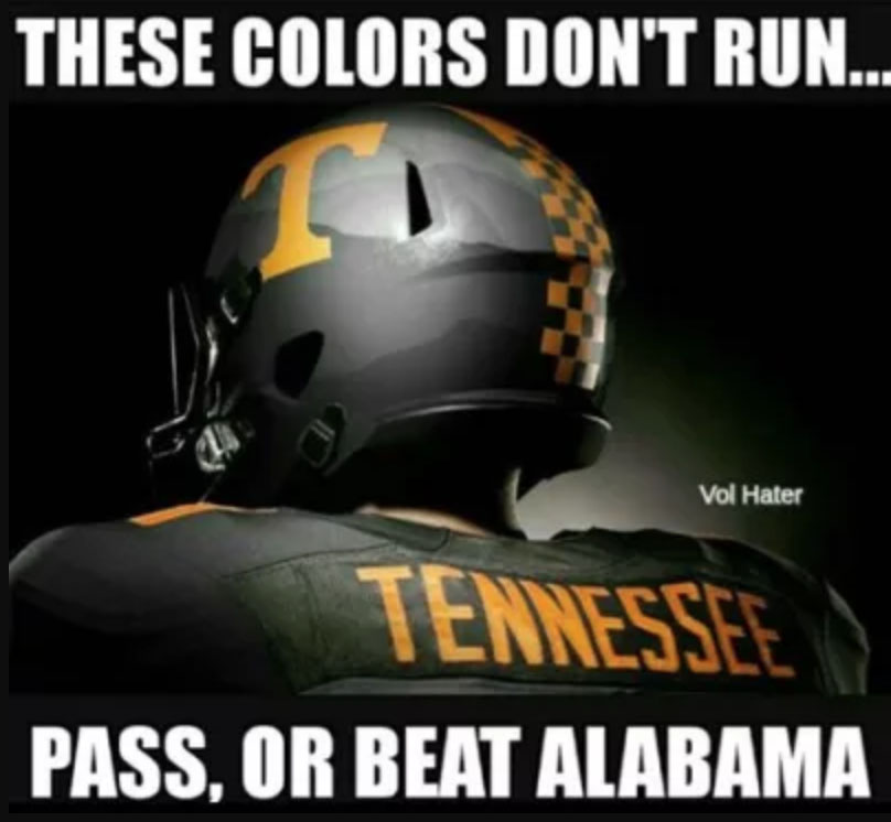 The Alabama-Tennessee memes are spreading, and they are quite funny