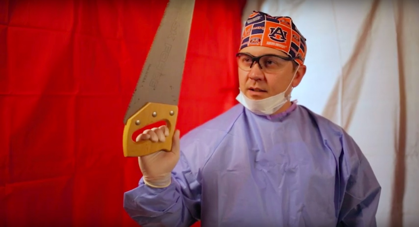 WATCH: SEC Shorts hilariously parodies Auburn doctor sneaking into ...