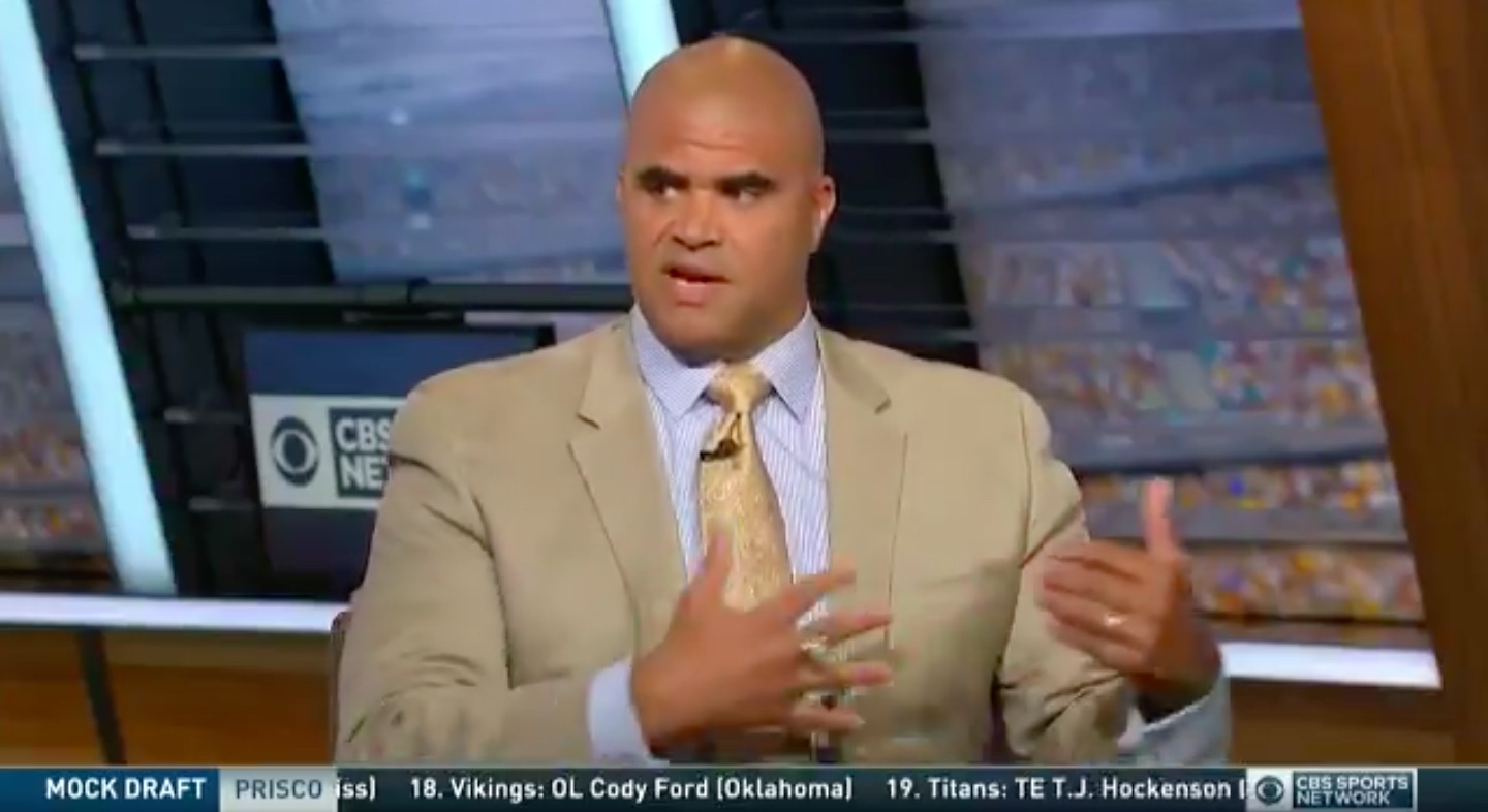 WATCH: CBS analyst Aaron Taylor has hilariously awful NFL Draft take ...