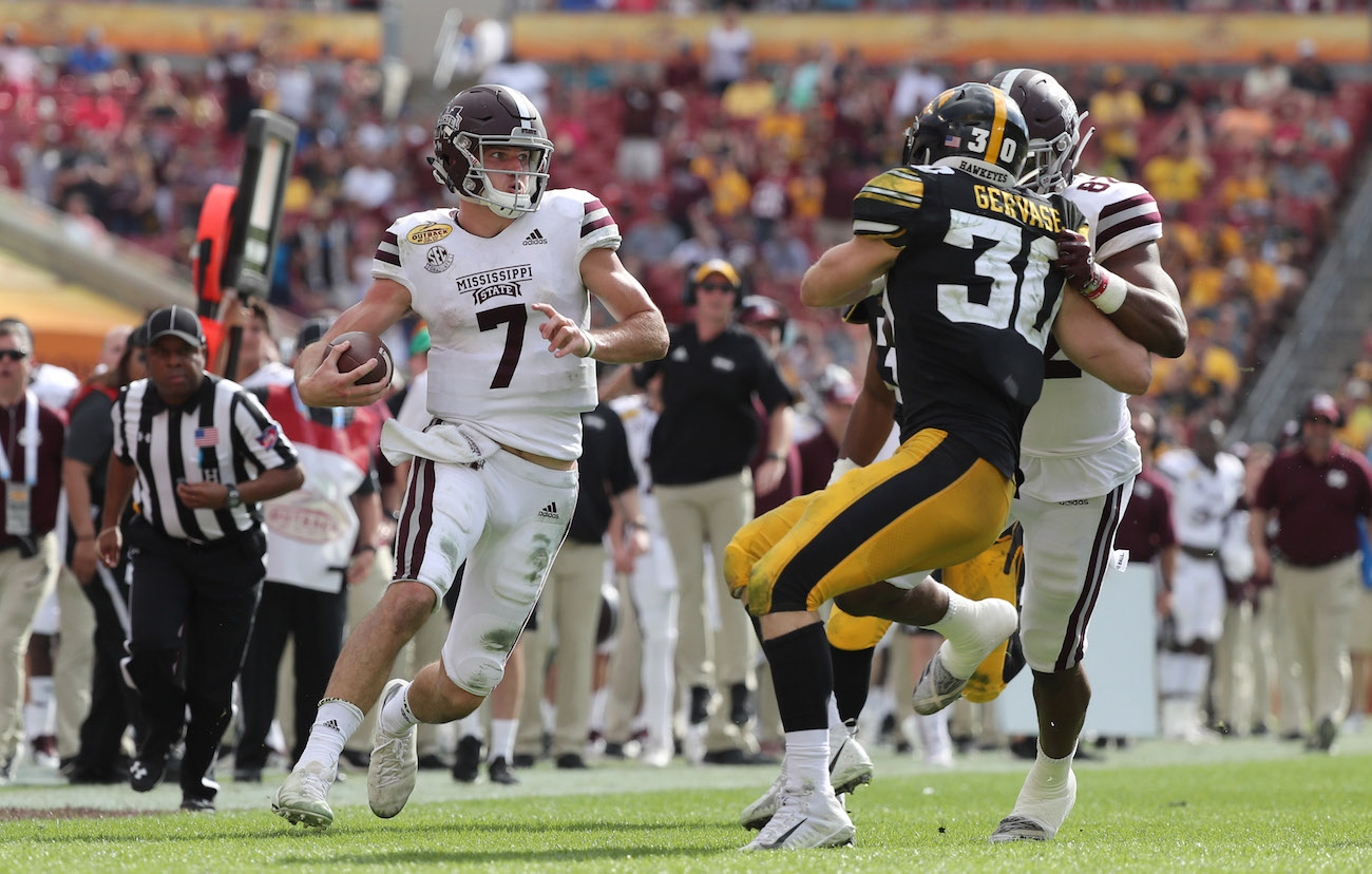 Former Mississippi State QB Nick Fitzgerald to miss time due to non ...