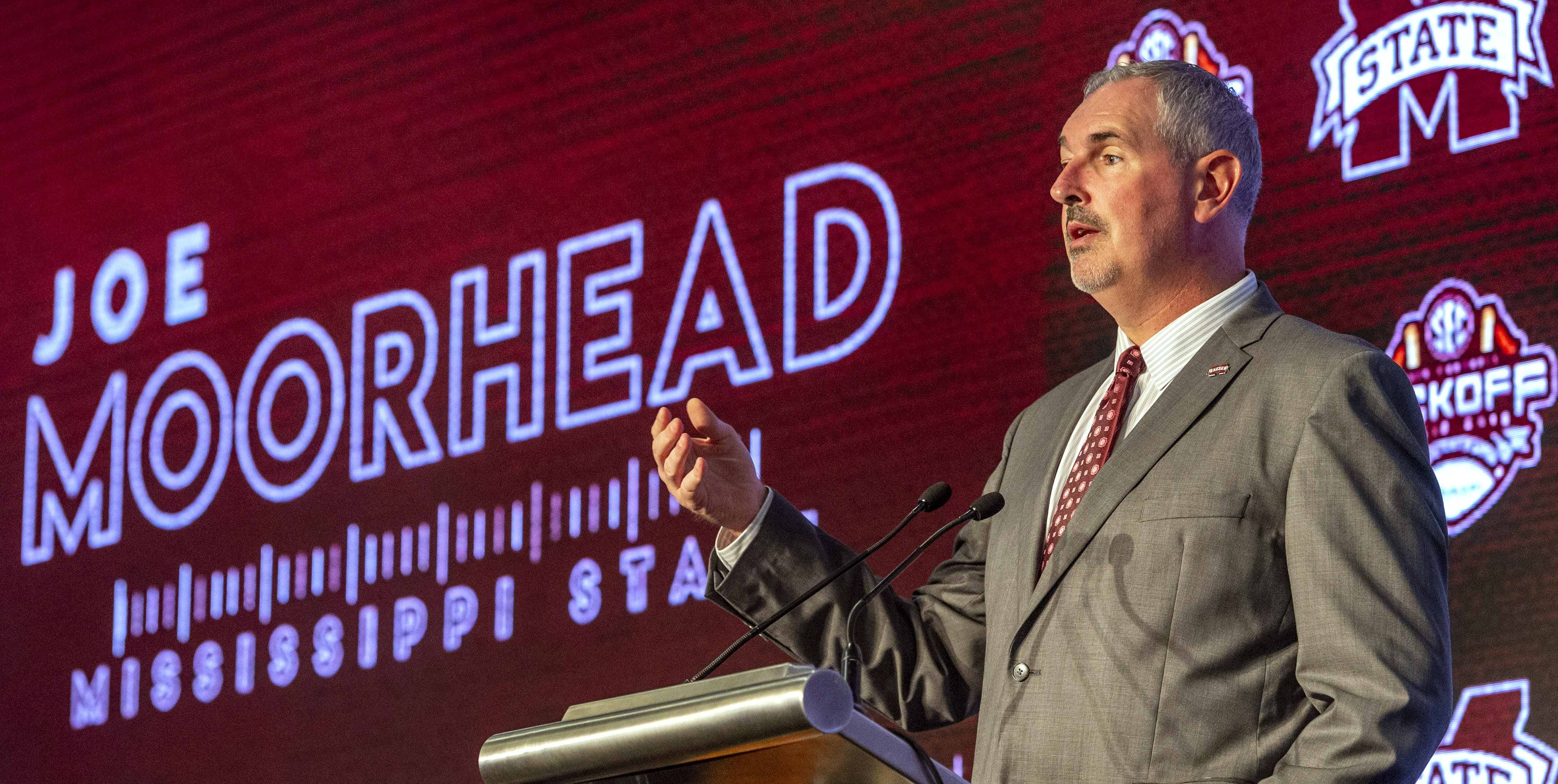 SEC Media Days: Joe Moorhead is backing off his bravado quickly