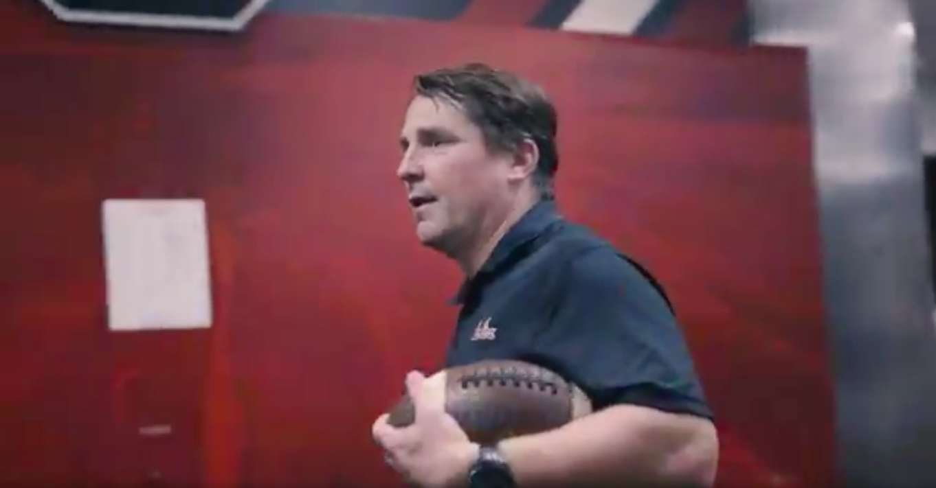 Will Muschamp celebrates much-needed win with his player in emotional ...