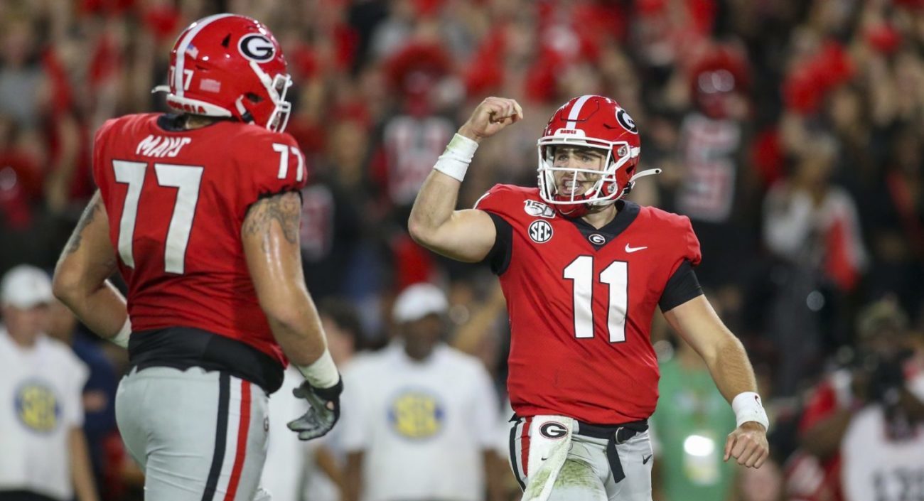 Jake Fromm says 'body blows' finally wore down Notre Dame