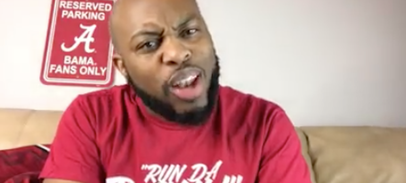 Watch Funnymaine Hilariously Parodies How Alabama Fans Watched Secs Week 8 Games