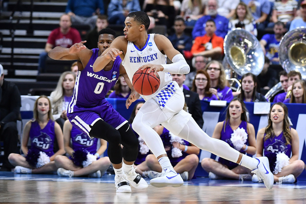 Kentucky F Keldon Johnson selected with the No. 29 overall pick in 2019 ...