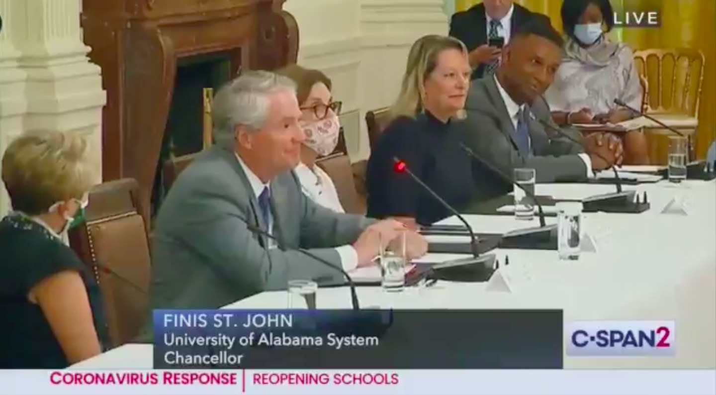 President Trump asks if Alabama will play football this fall ...