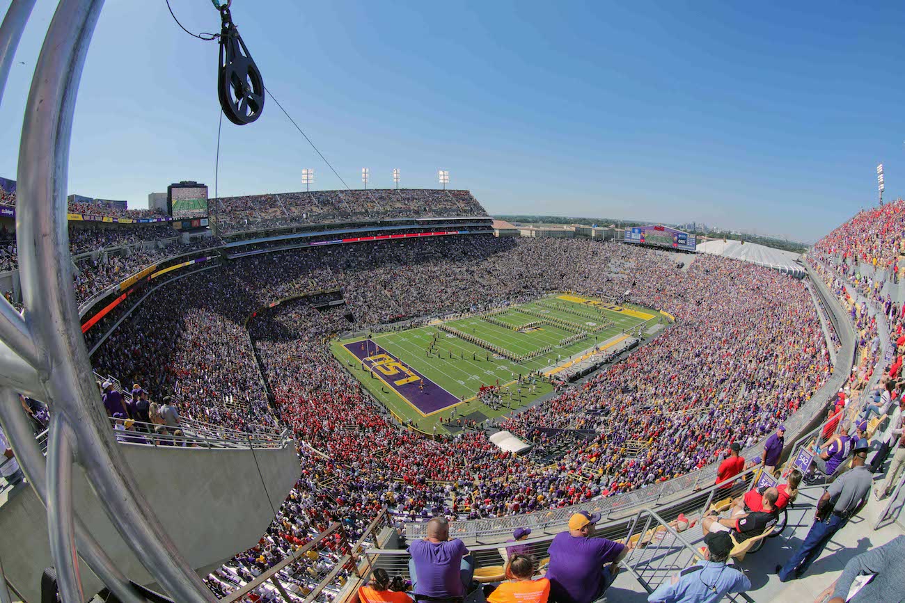 LSU returning to 100 percent capacity for all outdoor sporting events