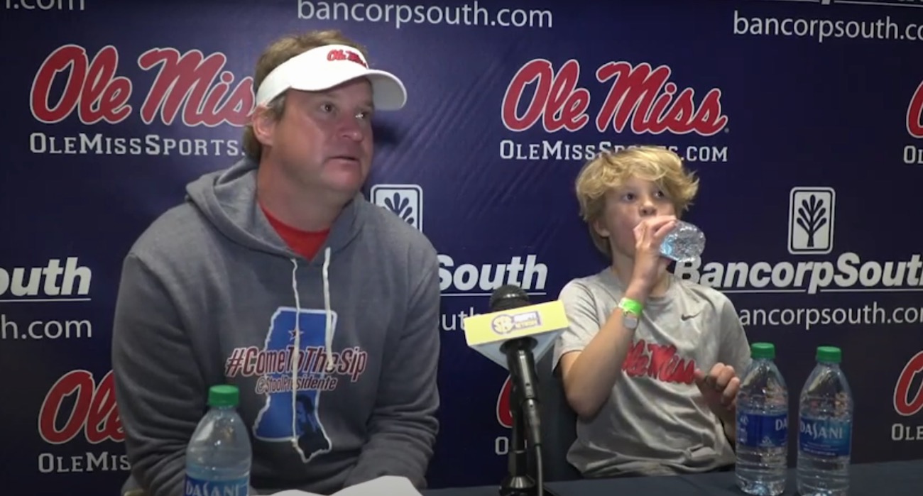 What Lane Kiffin said after winning his first Egg Bowl