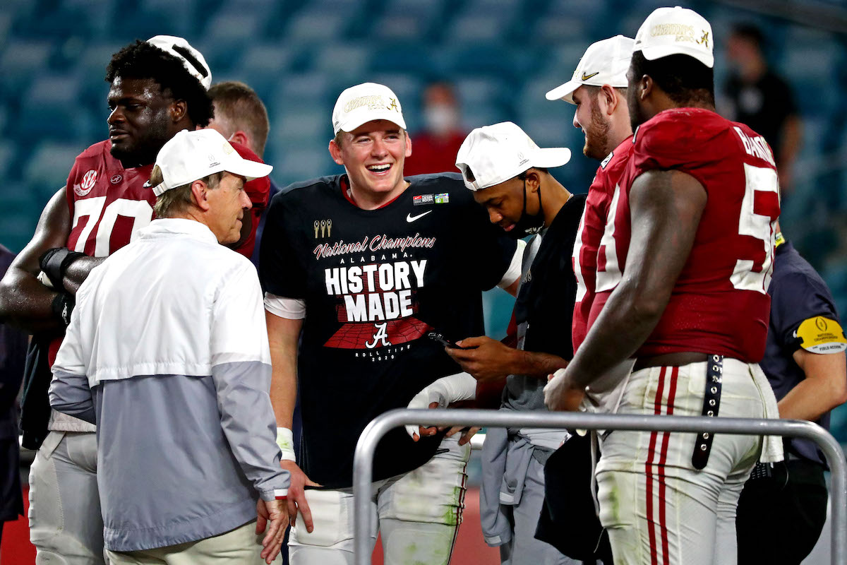 Nick Saban shares what he'll remember the most about his latest ...