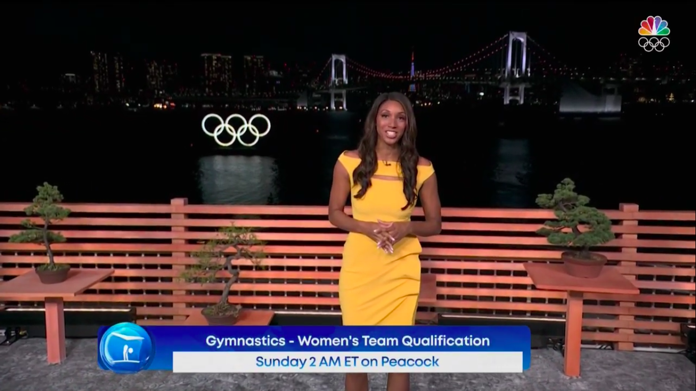 Maria Taylor makes first appearance for NBC at Tokyo Olympics