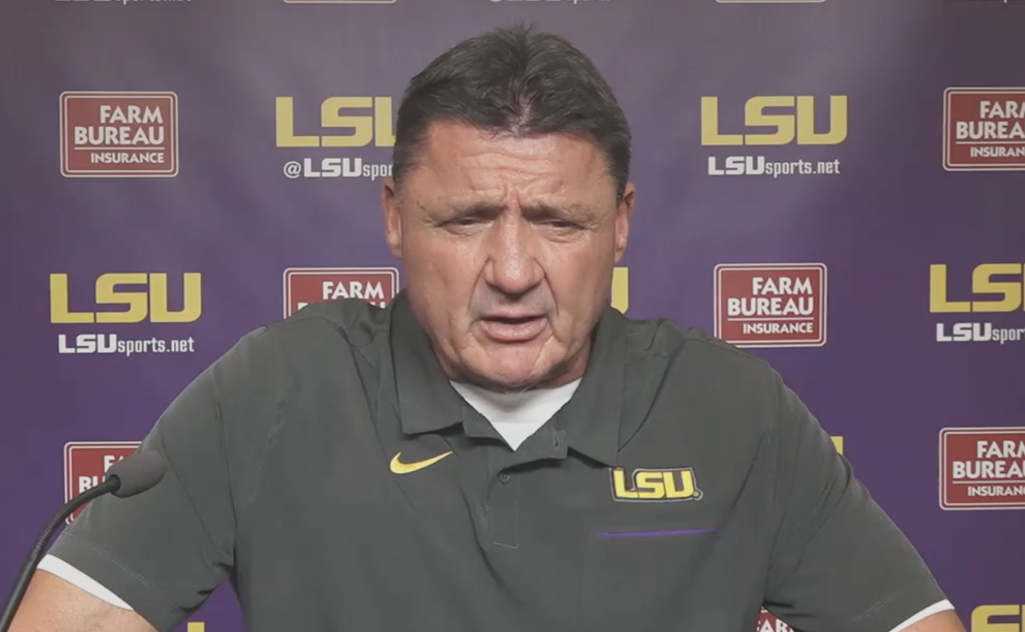 Ed Orgeron discusses potential impact of Mike Jones Jr. for LSU, status ...