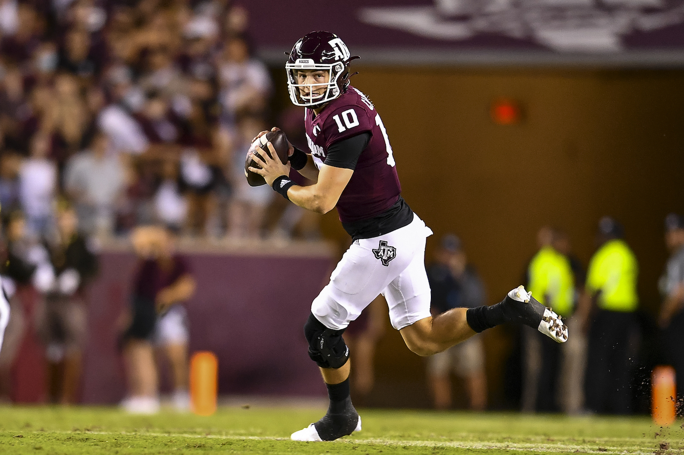 Jordan Rodgers discusses where he's seen growth from Texas A&M QB Zach ...