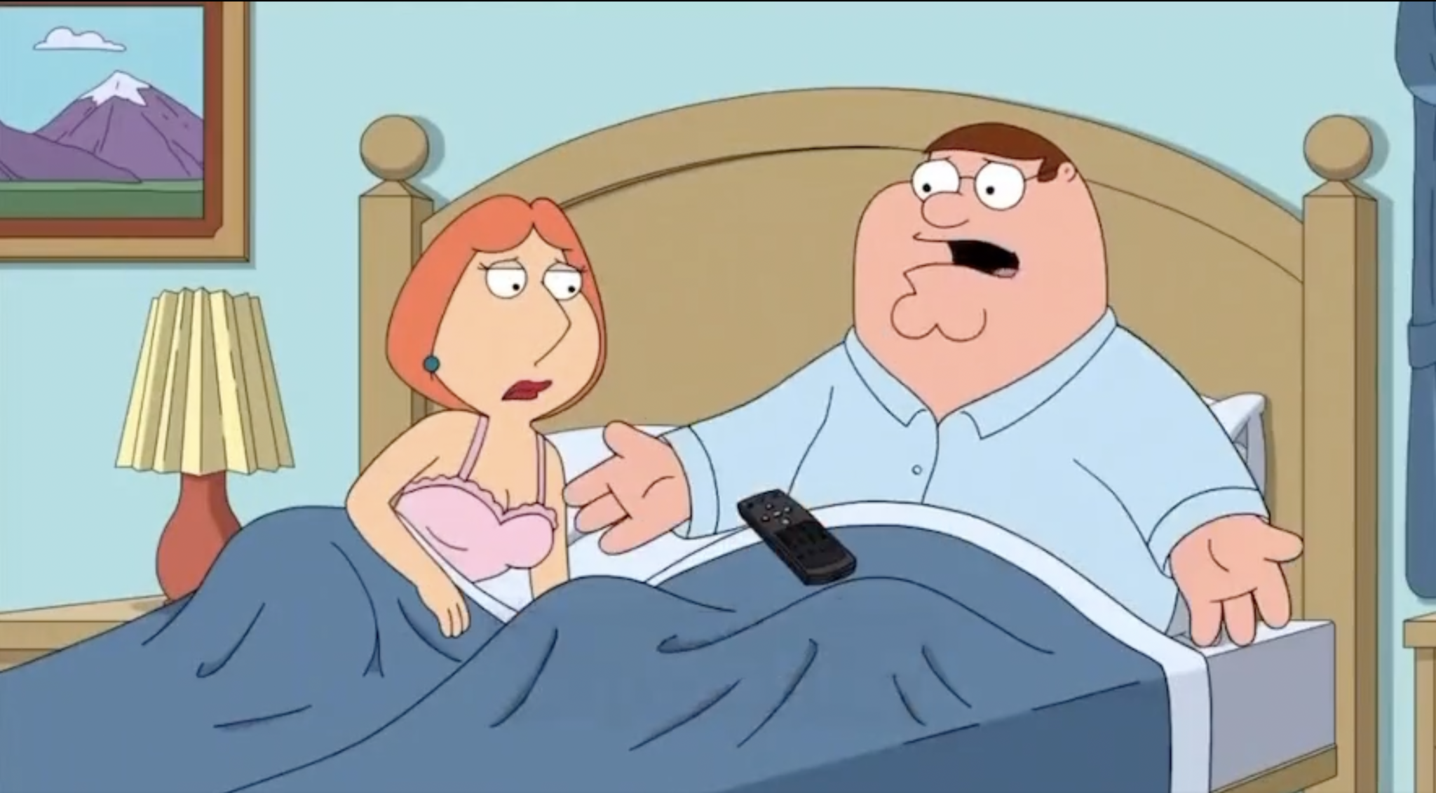 Lois And Peter In Bed