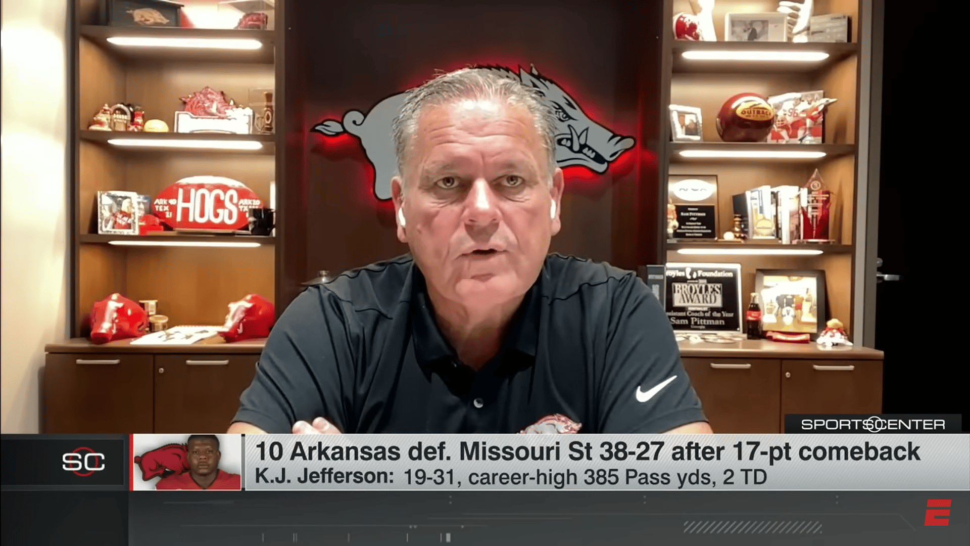 Sam Pittman reveals what he learned about his team down 17-0 last week