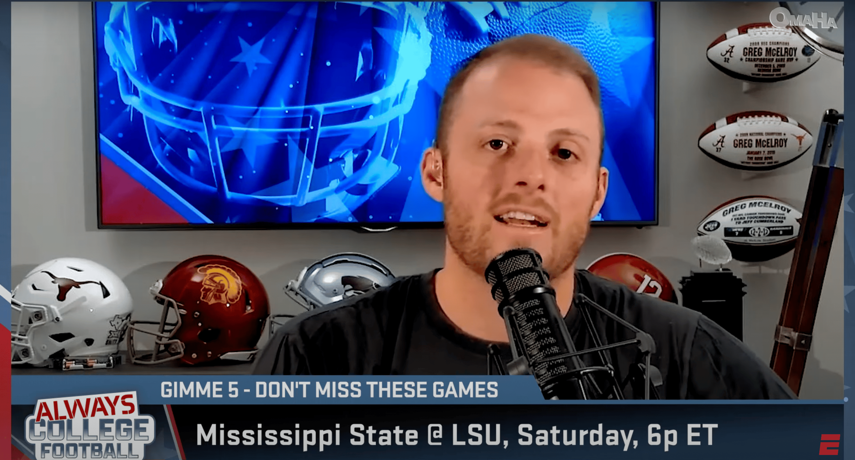 Greg McElroy breaks down 3 'don't miss' games in the SEC
