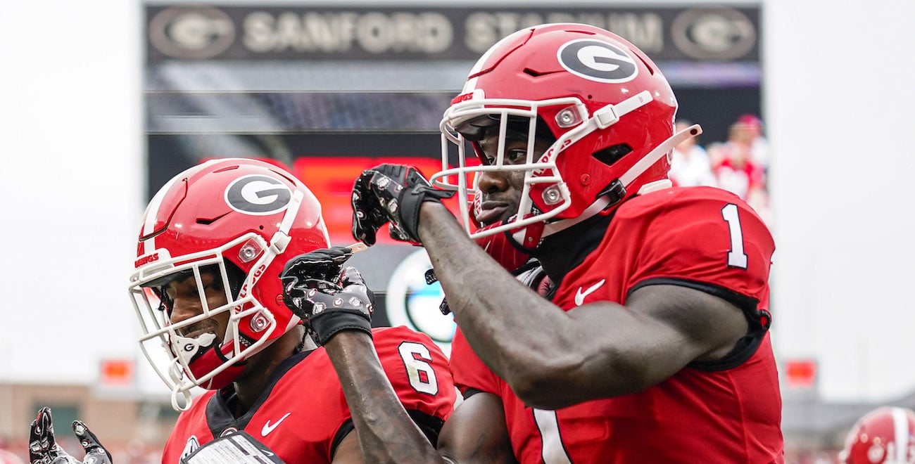 Georgia is no longer ranked No. 2 in ESPN's Top 25 Rankings