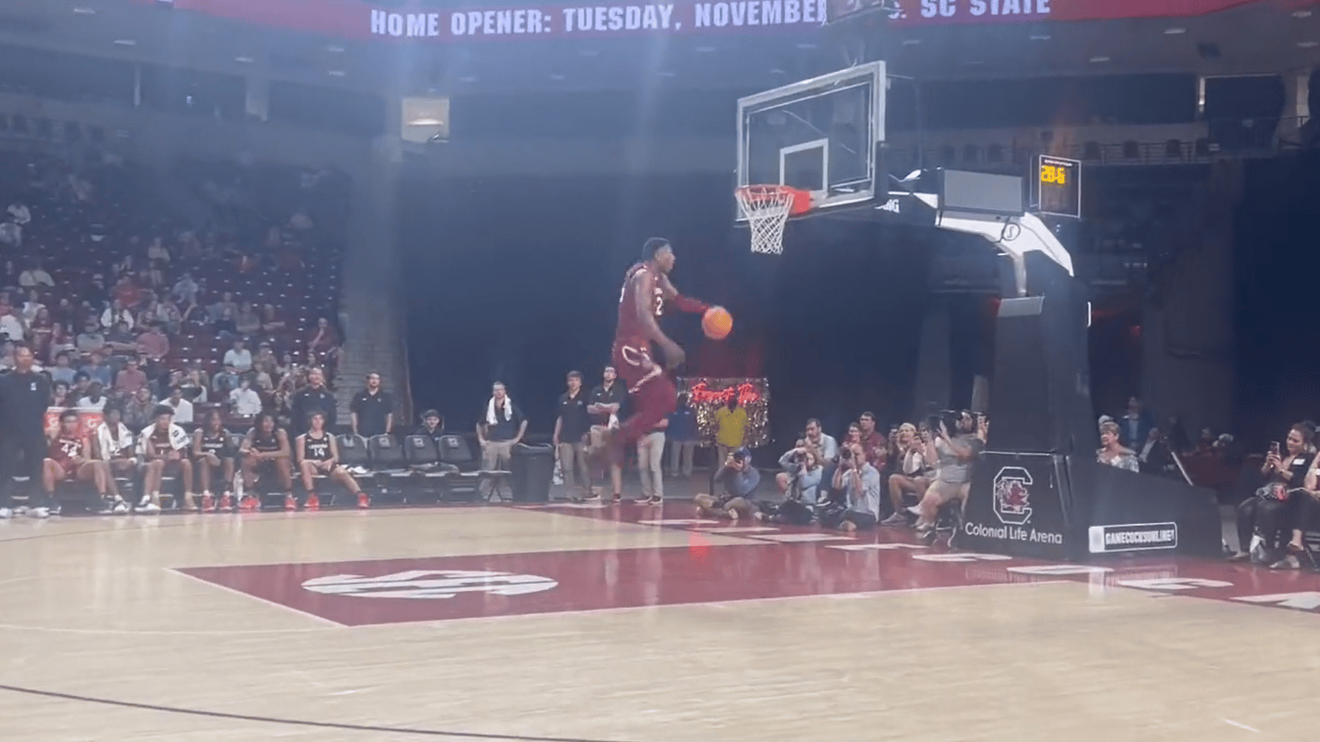 GG Jackson Shows Off Insane Hops In South Carolina Dunk Contest GG Jackson Shows Off Insane Hops In South Carolina Dunk Contest