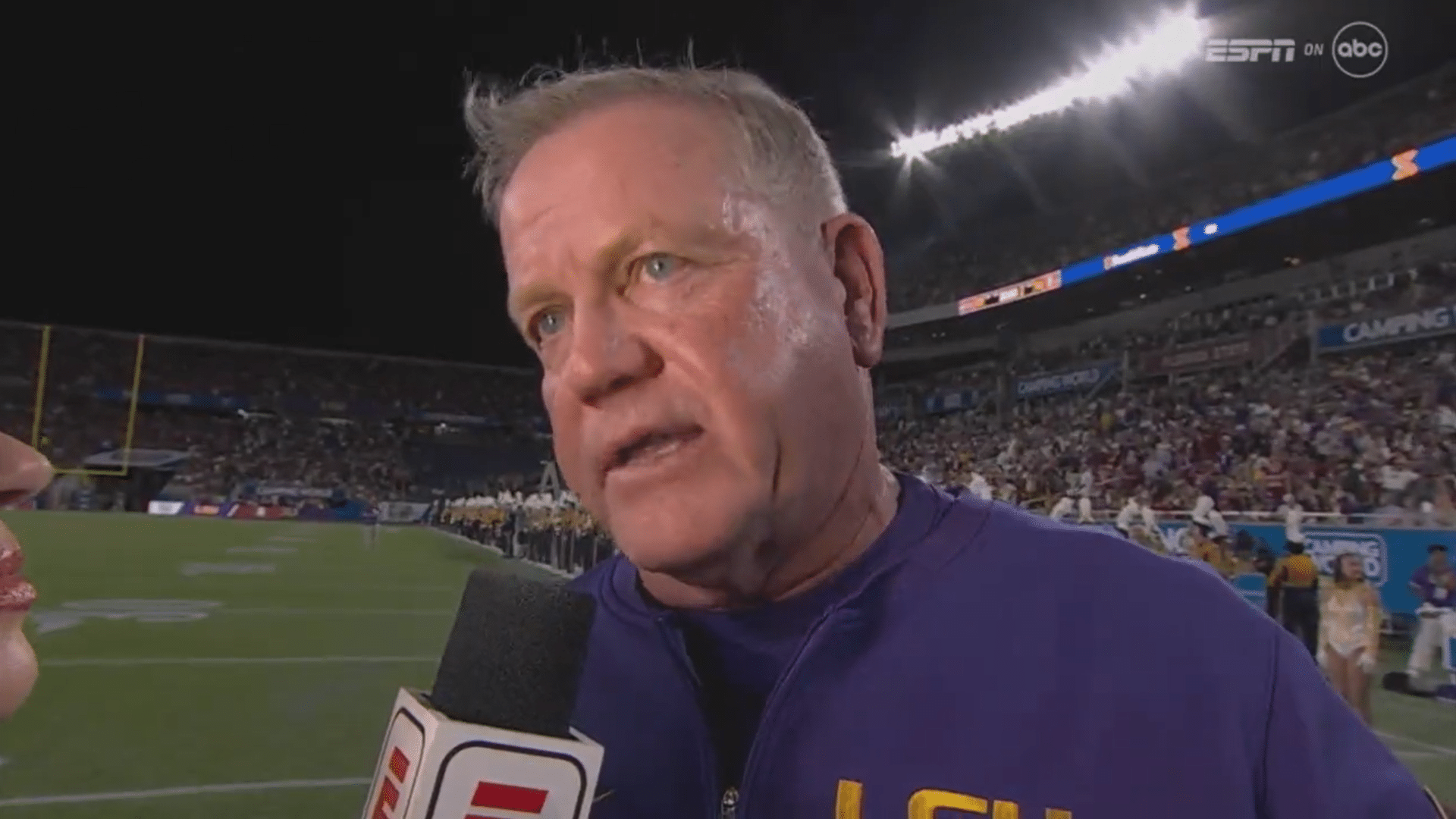Brian Kelly indicates where LSU must be 'more disciplined' in 2nd half ...