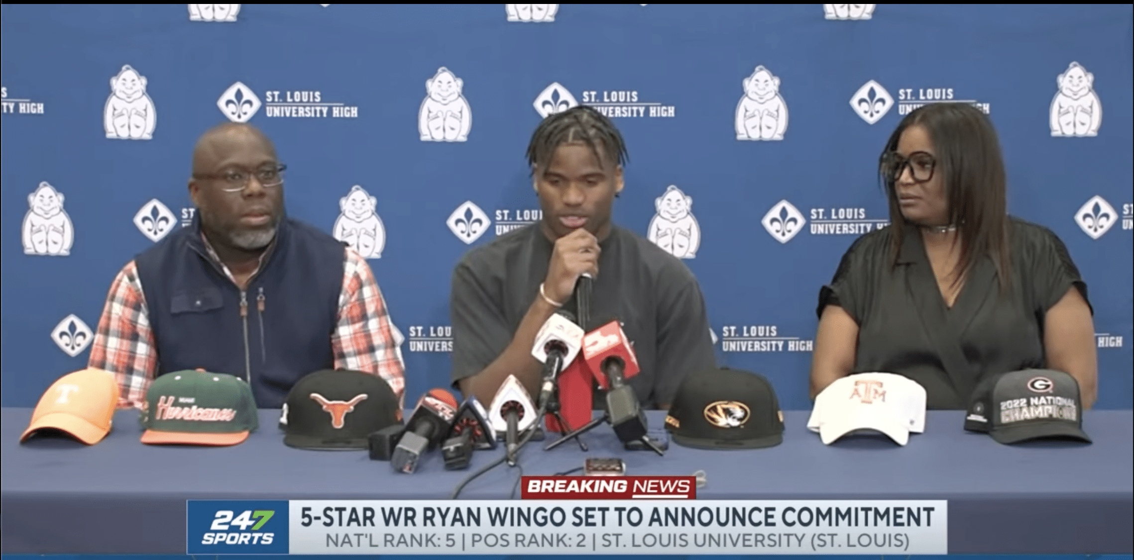 Ryan Wingo, 5-star WR from St. Louis, announces SEC commitment