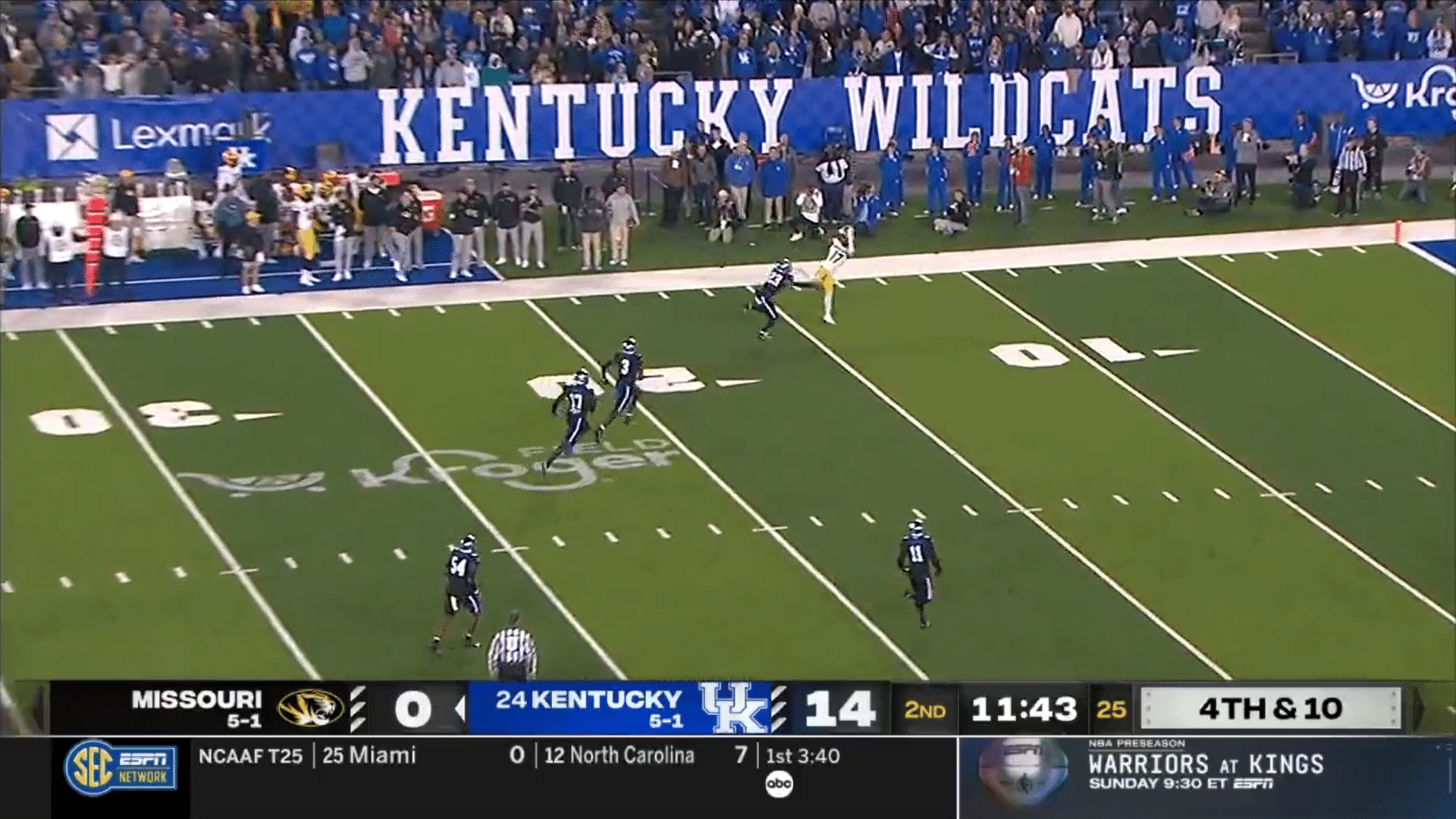 Mizzou Uses Incredible Fake Punt To Open Scoring Against Kentucky